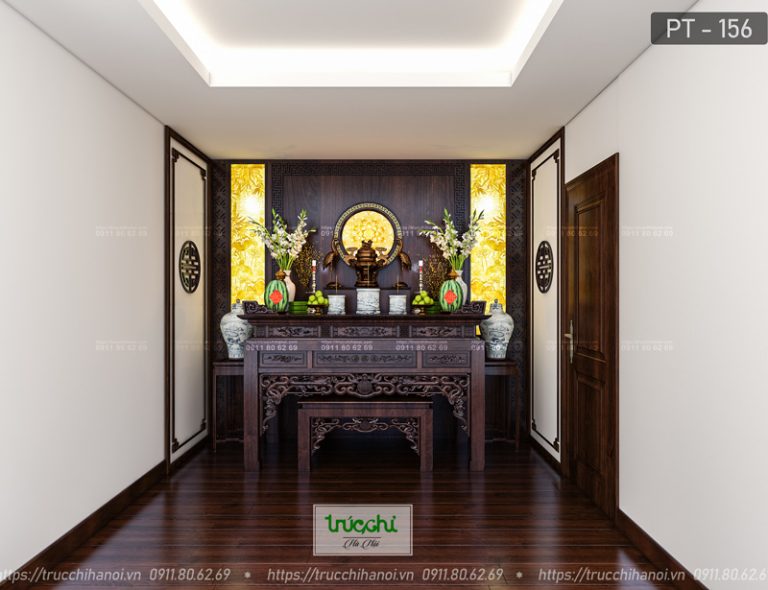 Mẫu Phòng Thờ Đẹp PT156